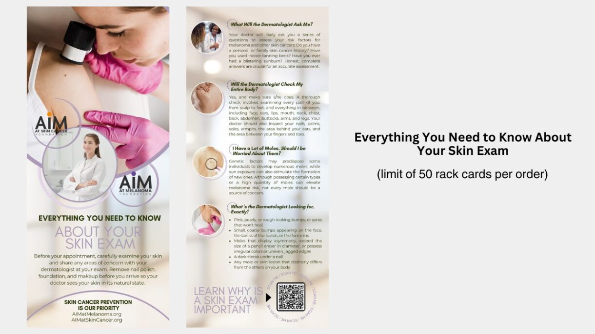 Educational Materials For the Public - AIM at Melanoma Foundation